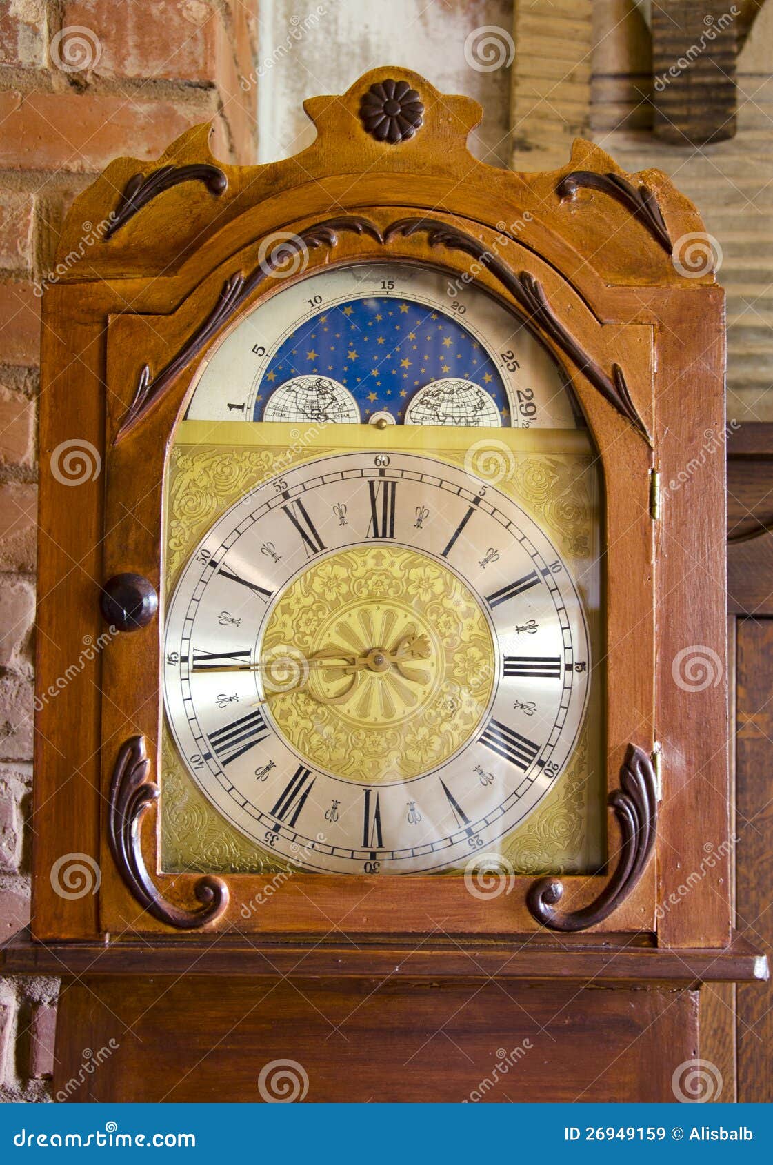 Antique and ornate clock stock image. Image of beautiful - 26949159