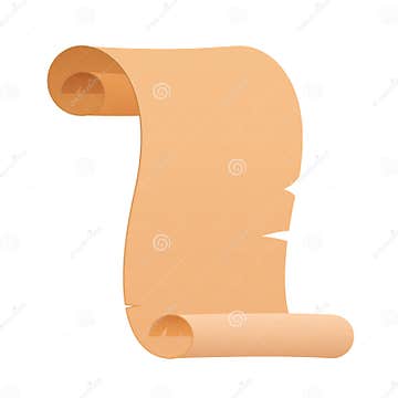 Antique Paper Document for Reading, Old Unrolled Parchment Scroll Stock ...