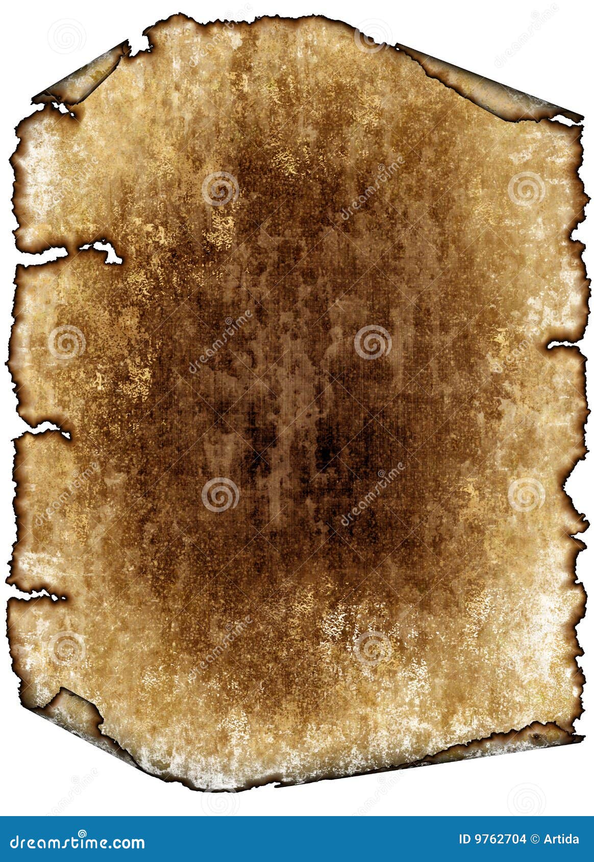 Antique Parchment Paper Scroll, Texture Stock Illustration ...
