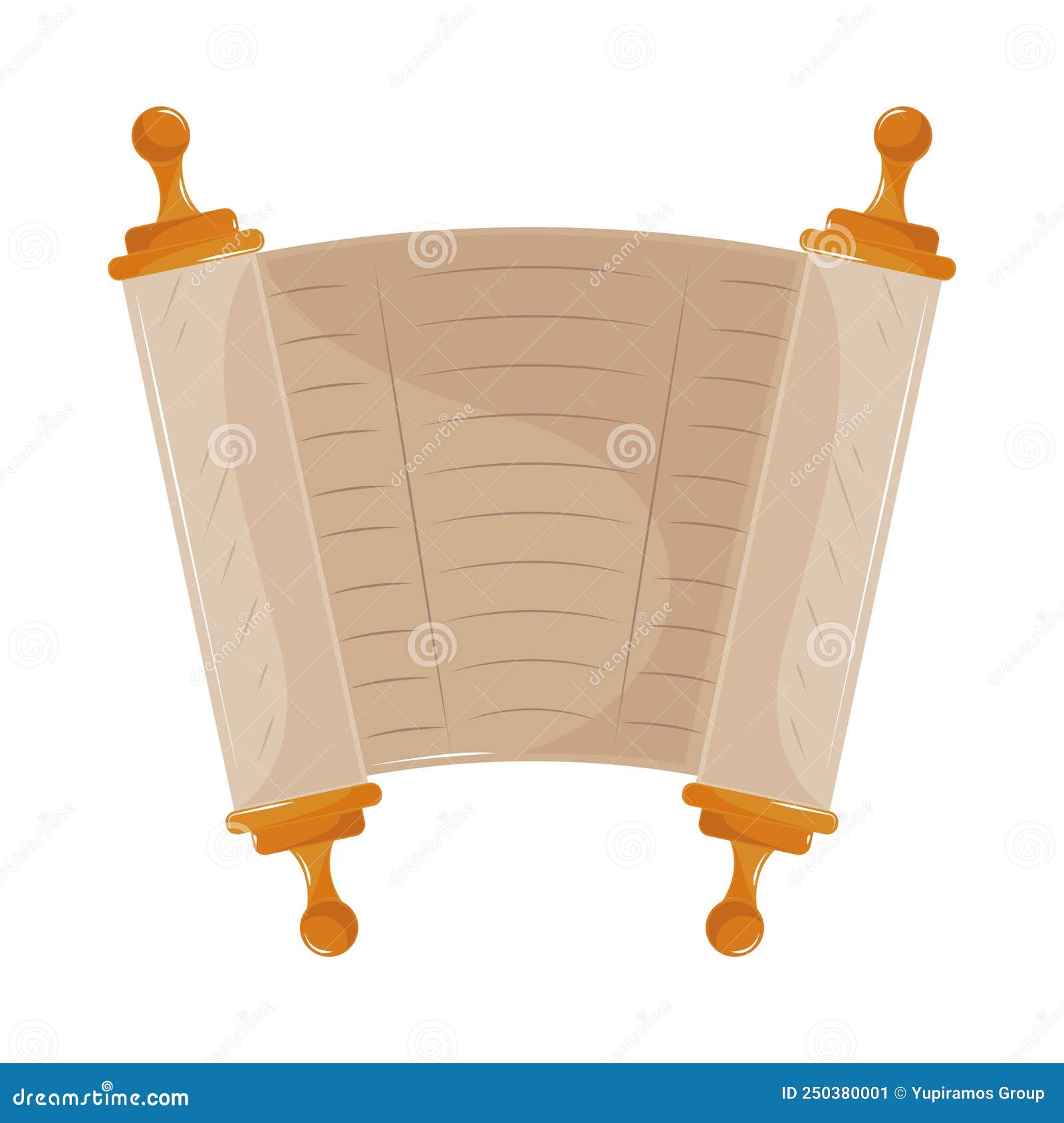 Antique parchment scroll stock vector. Illustration of antique - 250380001