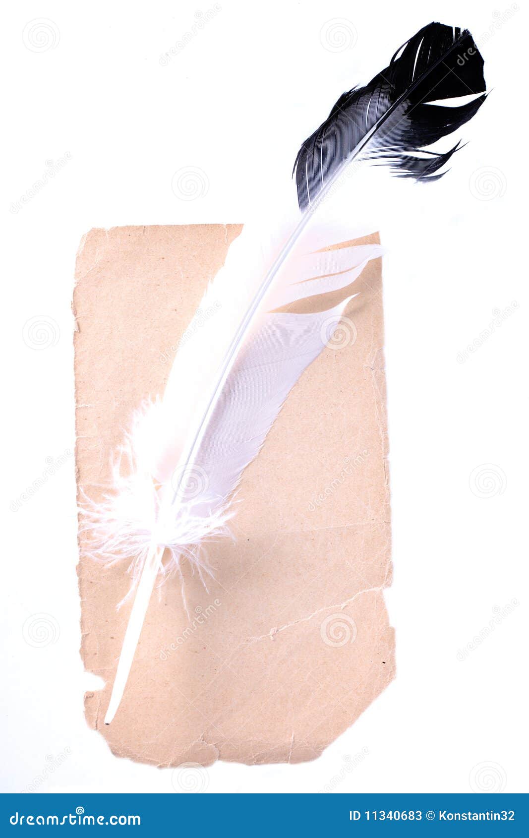 Antique pen at old paper stock image. Image of classic - 11340683