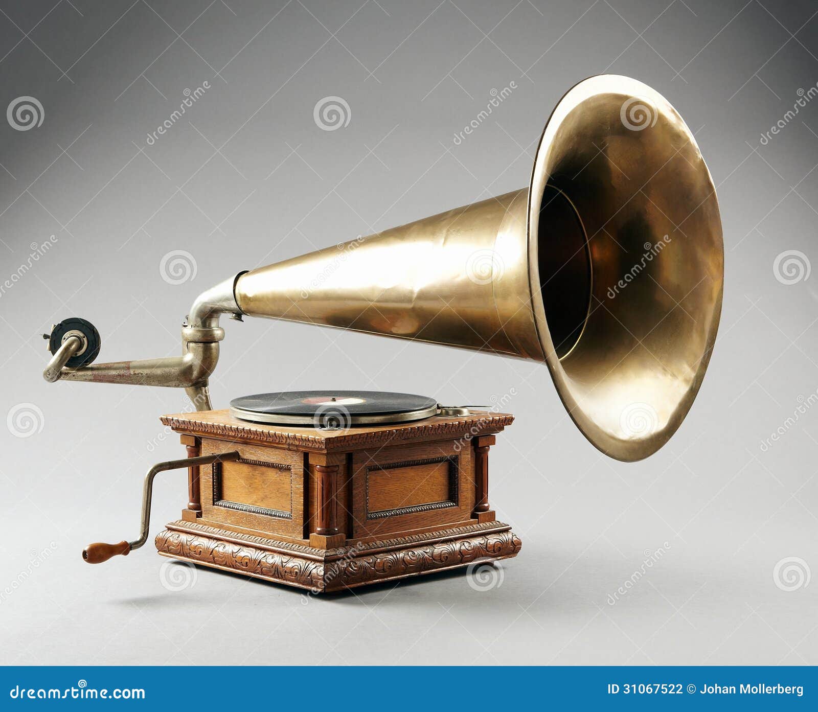 Antique phonograph stock photo. Image of disk, equipment - 31067522