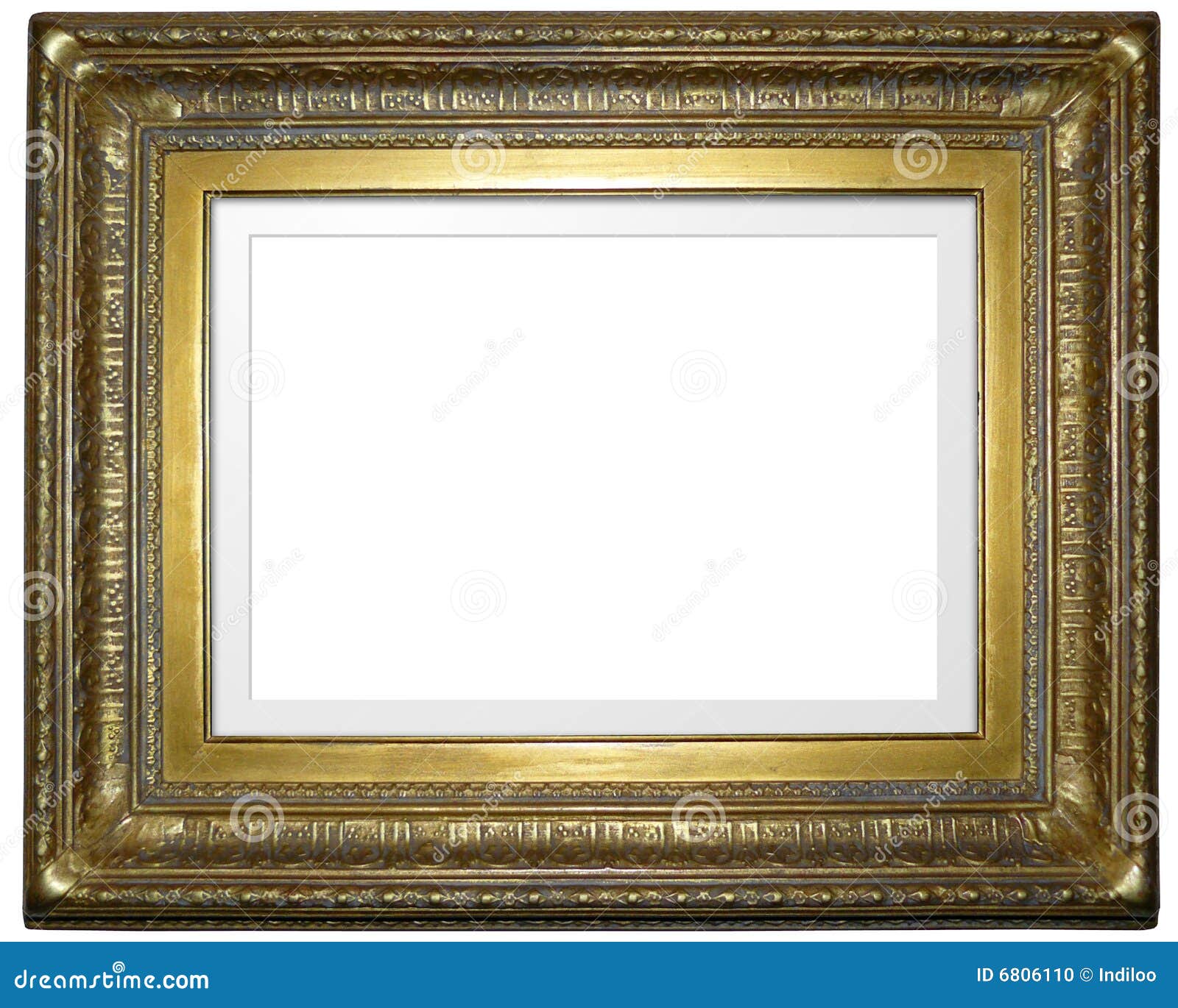 Antique Picture Frame stock photo. Image of wood, antique - 6806110