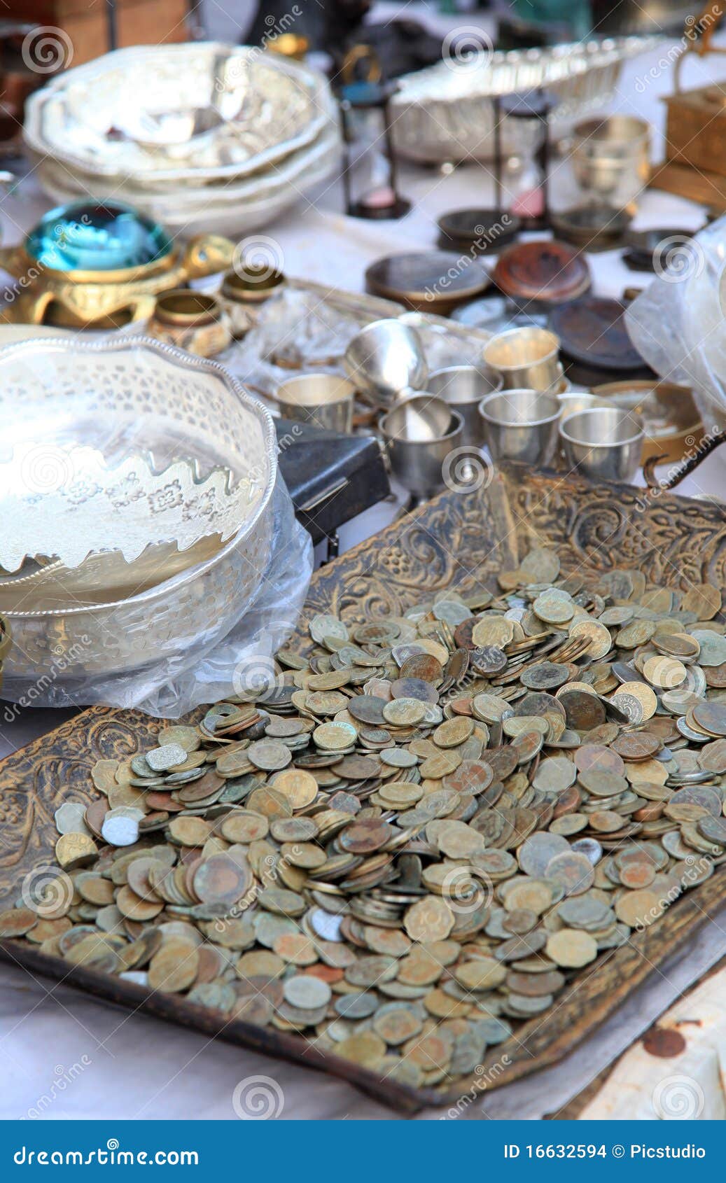 Antique pieces stock photo. Image of objects, metal, luxury - 16632594