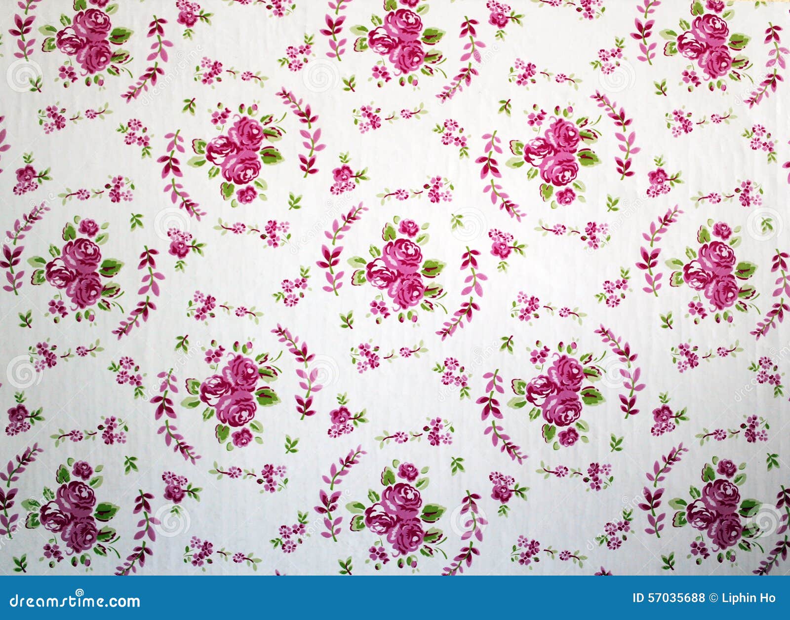 Antique Pink and Red Shabby Chic Rose Repeat Pattern Wallpaper Stock ...