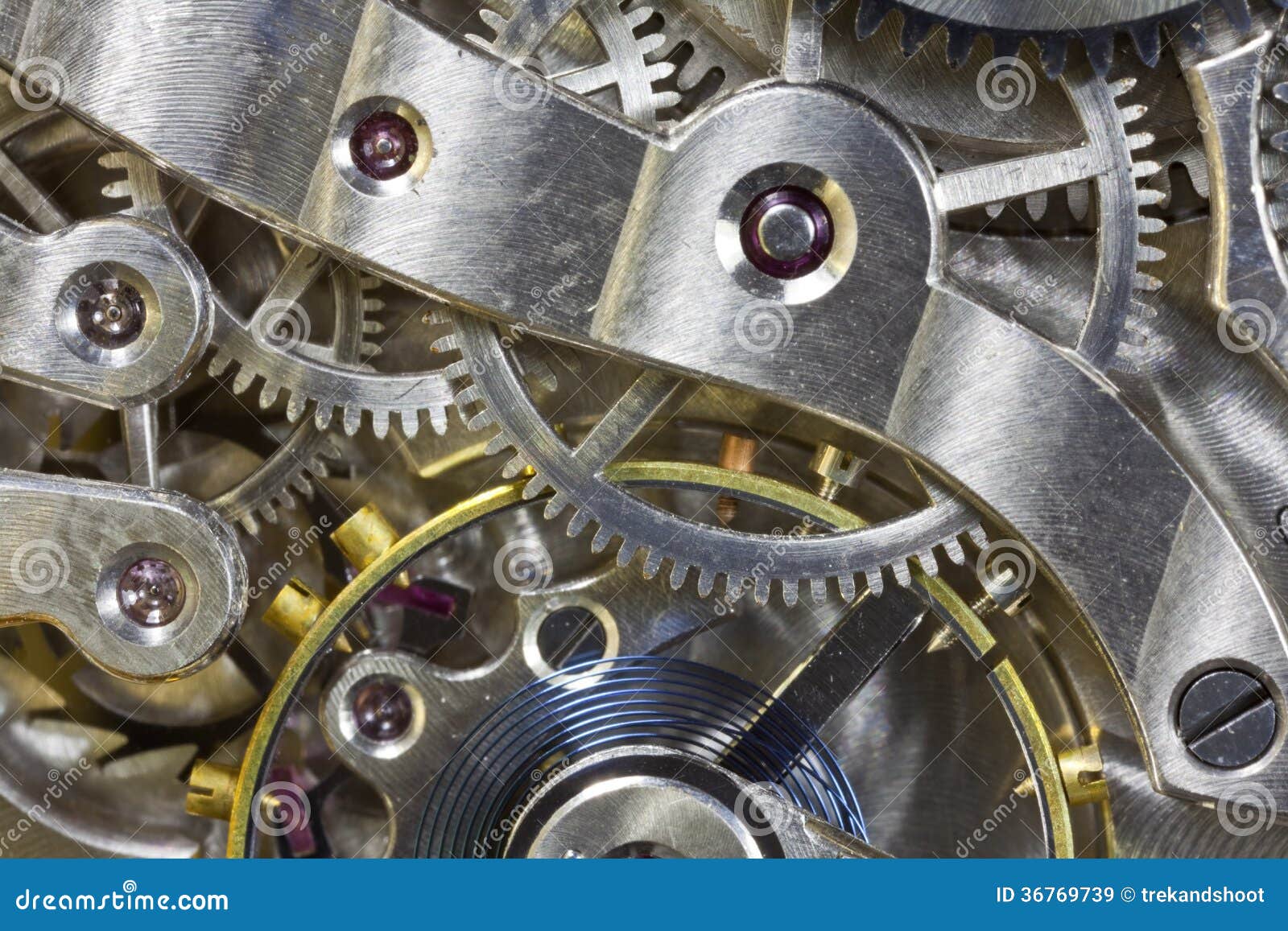 Antique Pocket Watch Inside Macro Stock Image - Image of mechanics ...