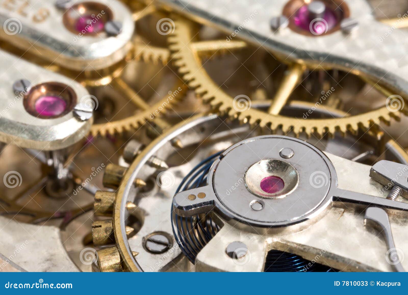 Antique Pocket Watch Mechanism Stock Image - Image of gears ...