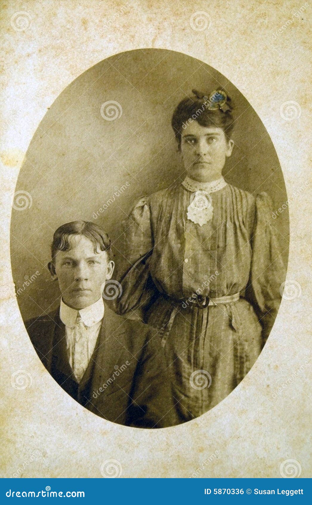 Antique Portrait/ Sepia stock photo. Image of antique - 5870336