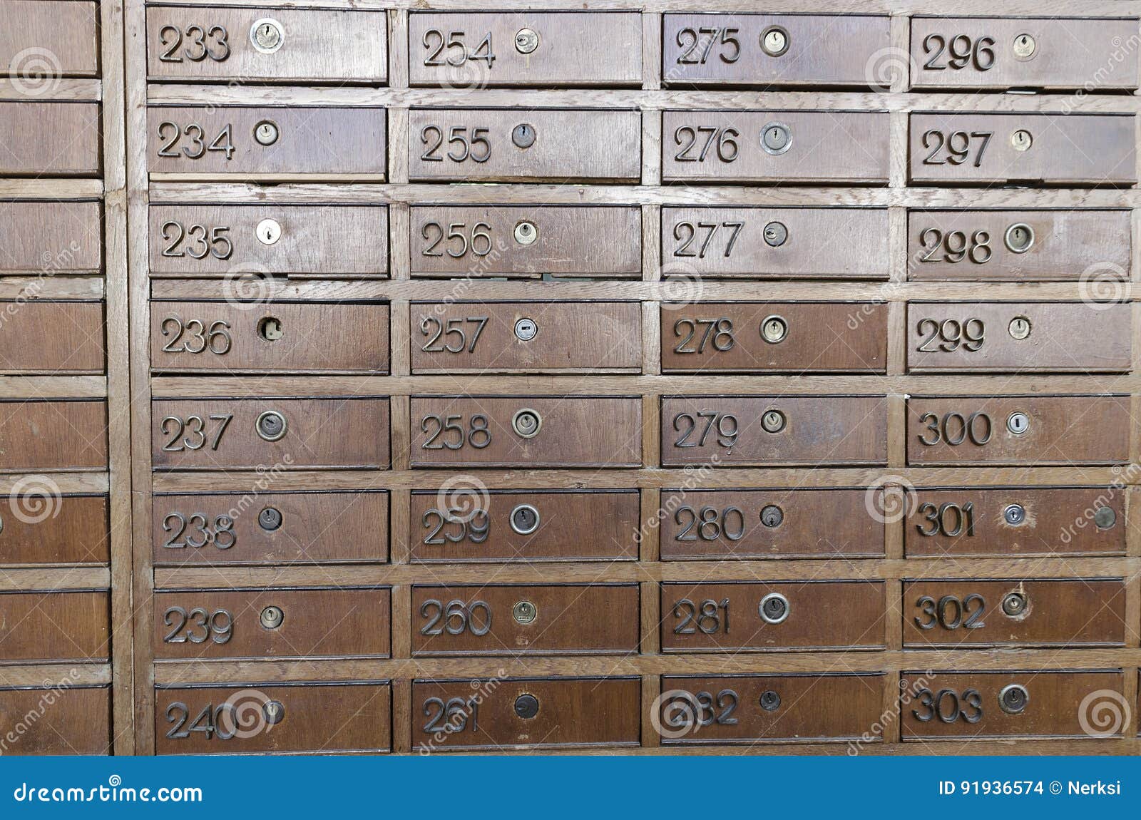 Antique post boxes stock photo. Image of courier, antique - 91936574