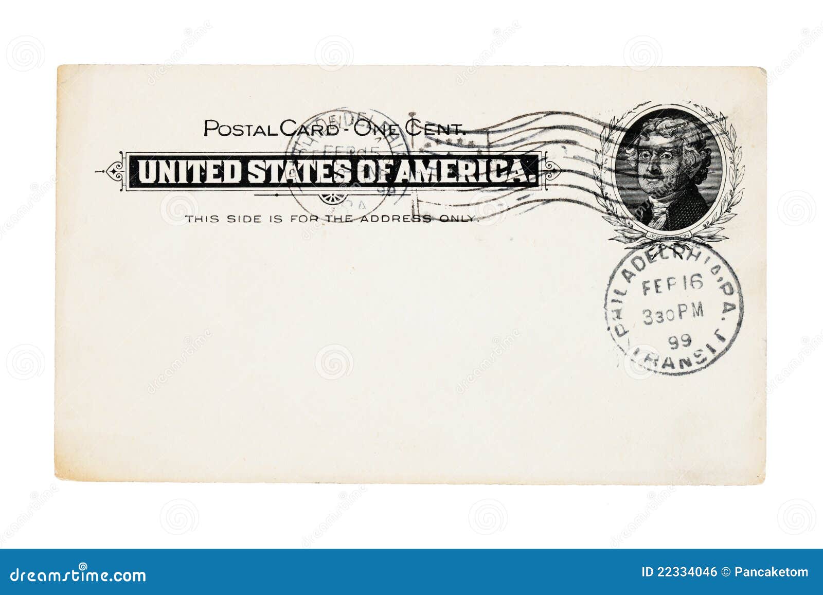 Antique post card editorial photo. Image of printed, blank - 22334046