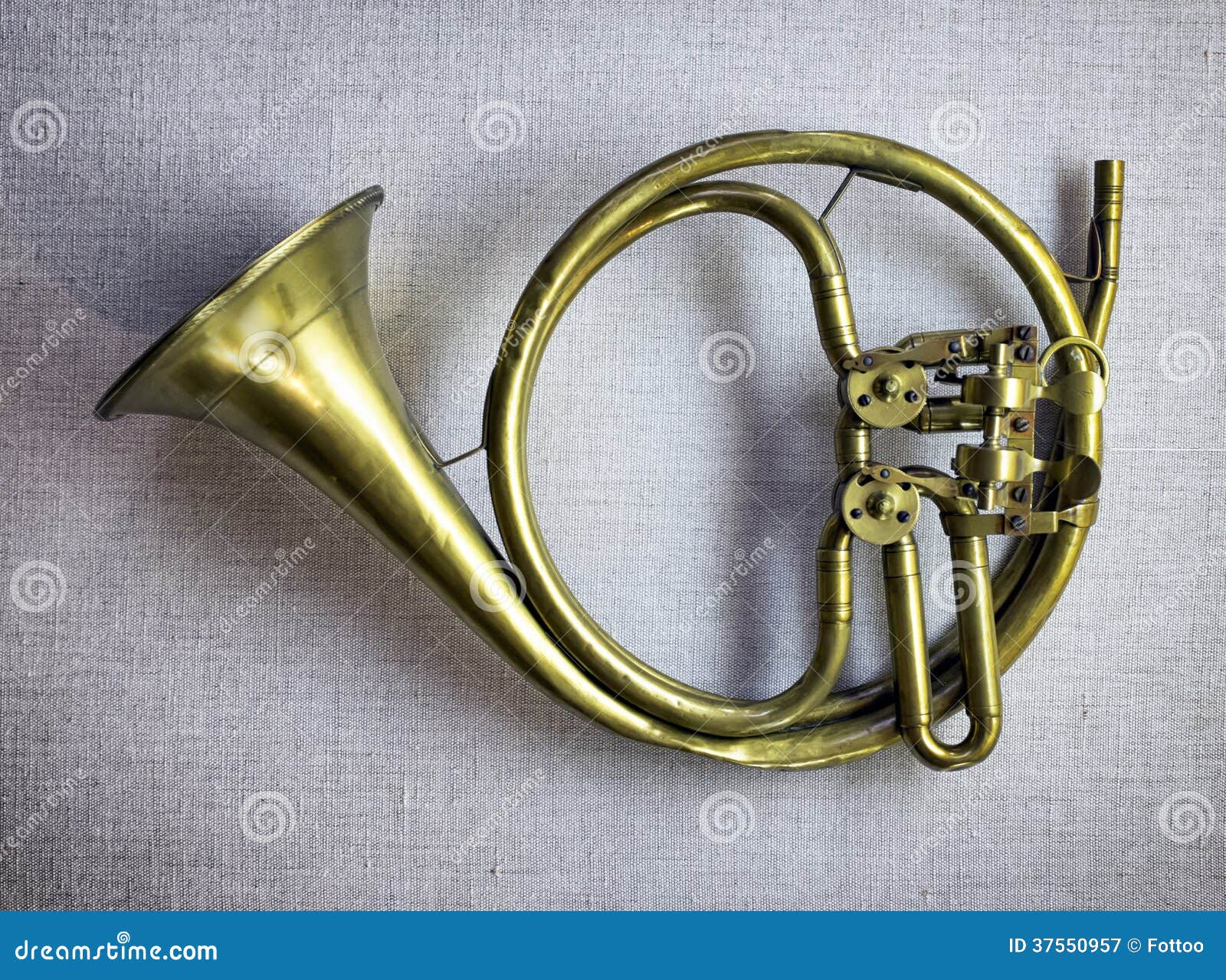 Antique post horn stock image. Image of brass, side, music - 37550957