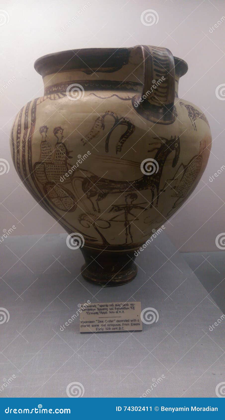 An Antique Pot with Interesting Paint Editorial Photo - Image of cyprus ...