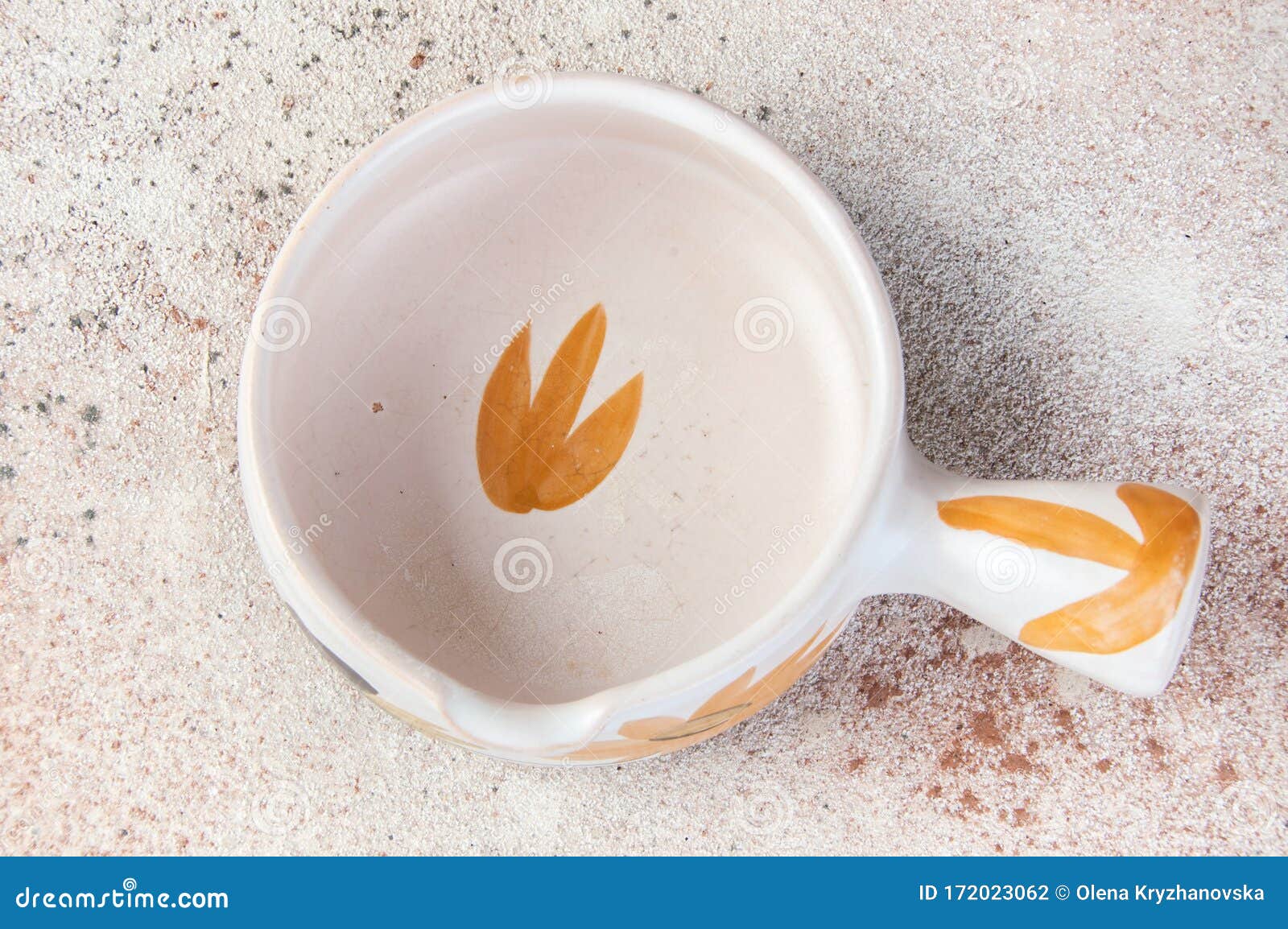 Antique pottery ladle stock photo. Image of props, retro - 172023062