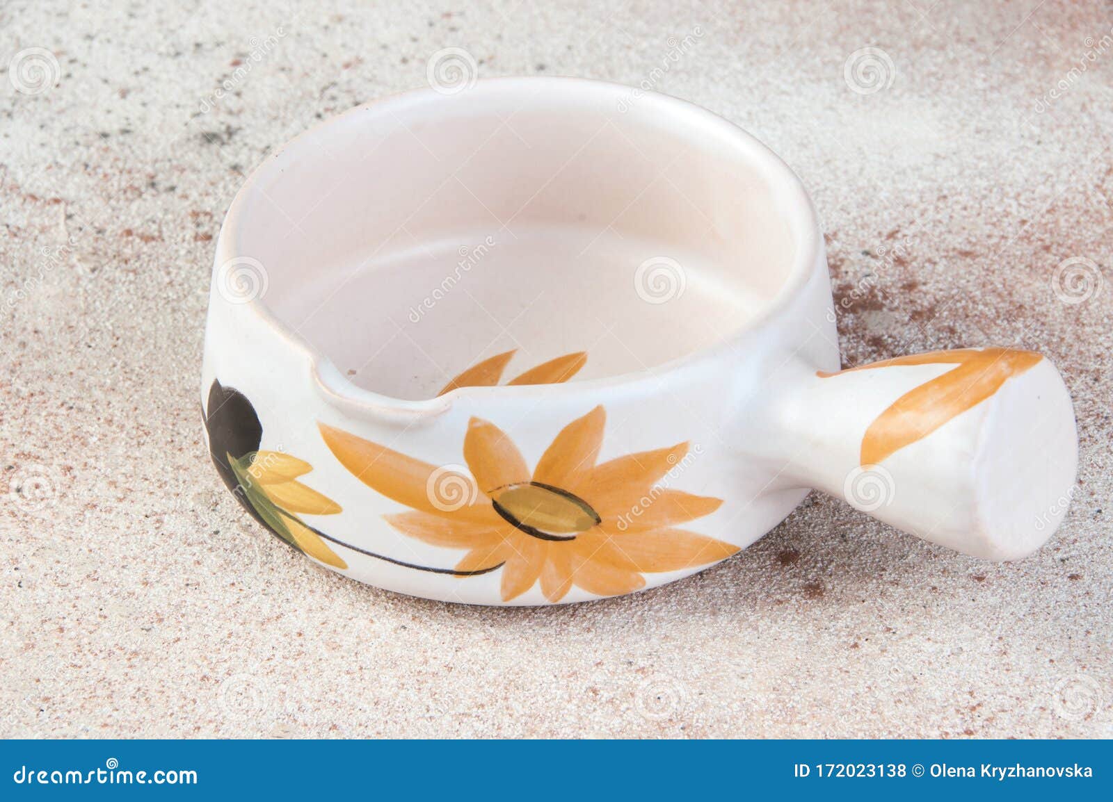 Antique pottery ladle stock photo. Image of background - 172023138