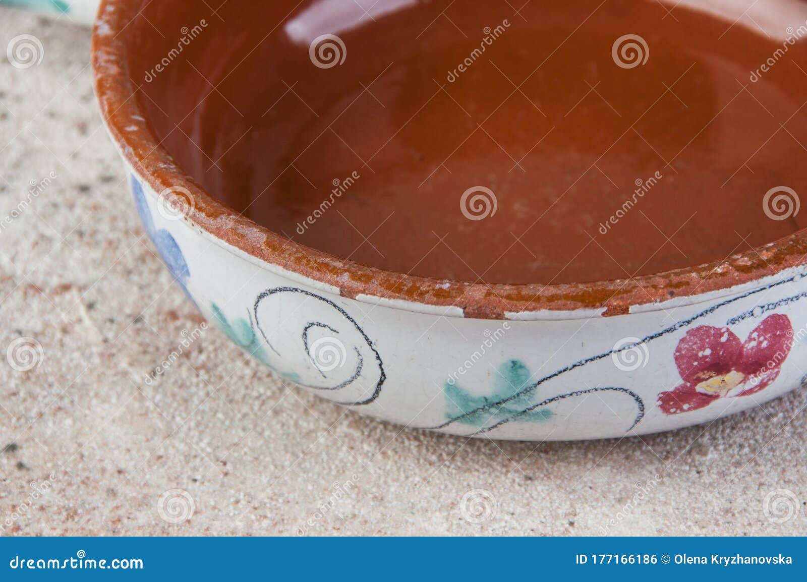 Antique pottery ladle stock photo. Image of ladle, cuisine - 177166186