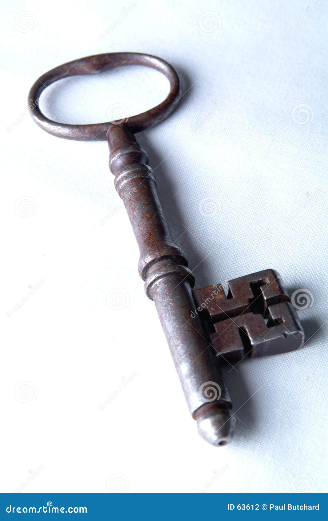 Antique Prison Mortice Key stock photo. Image of retro, macro - 63612
