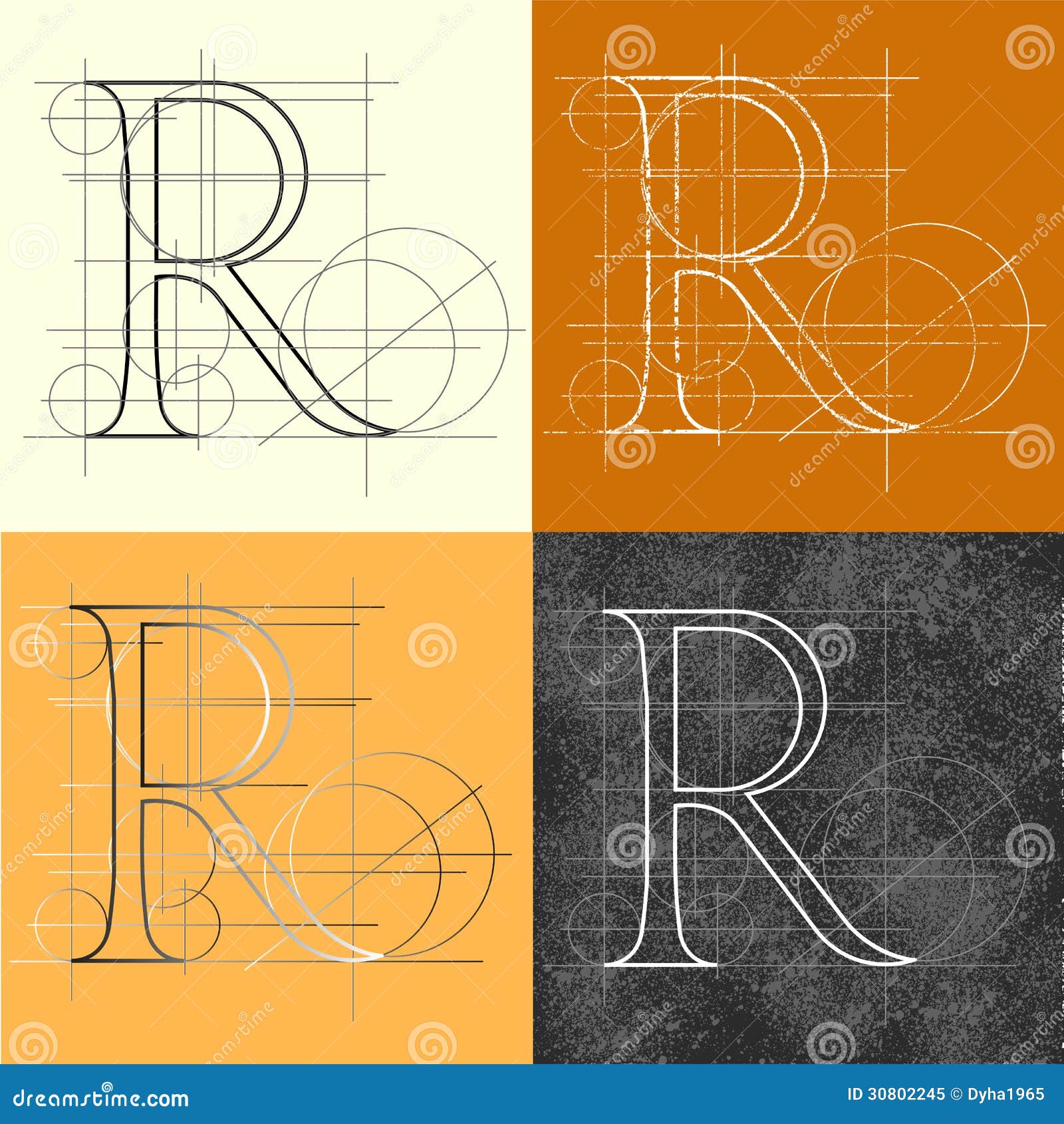 Antique.R stock vector. Illustration of font, antique - 30802245