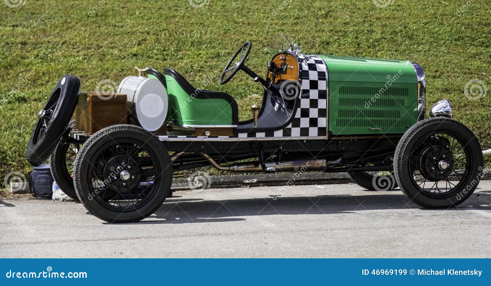 Antique Racing Car stock image. Image of valuable, restored - 46969199