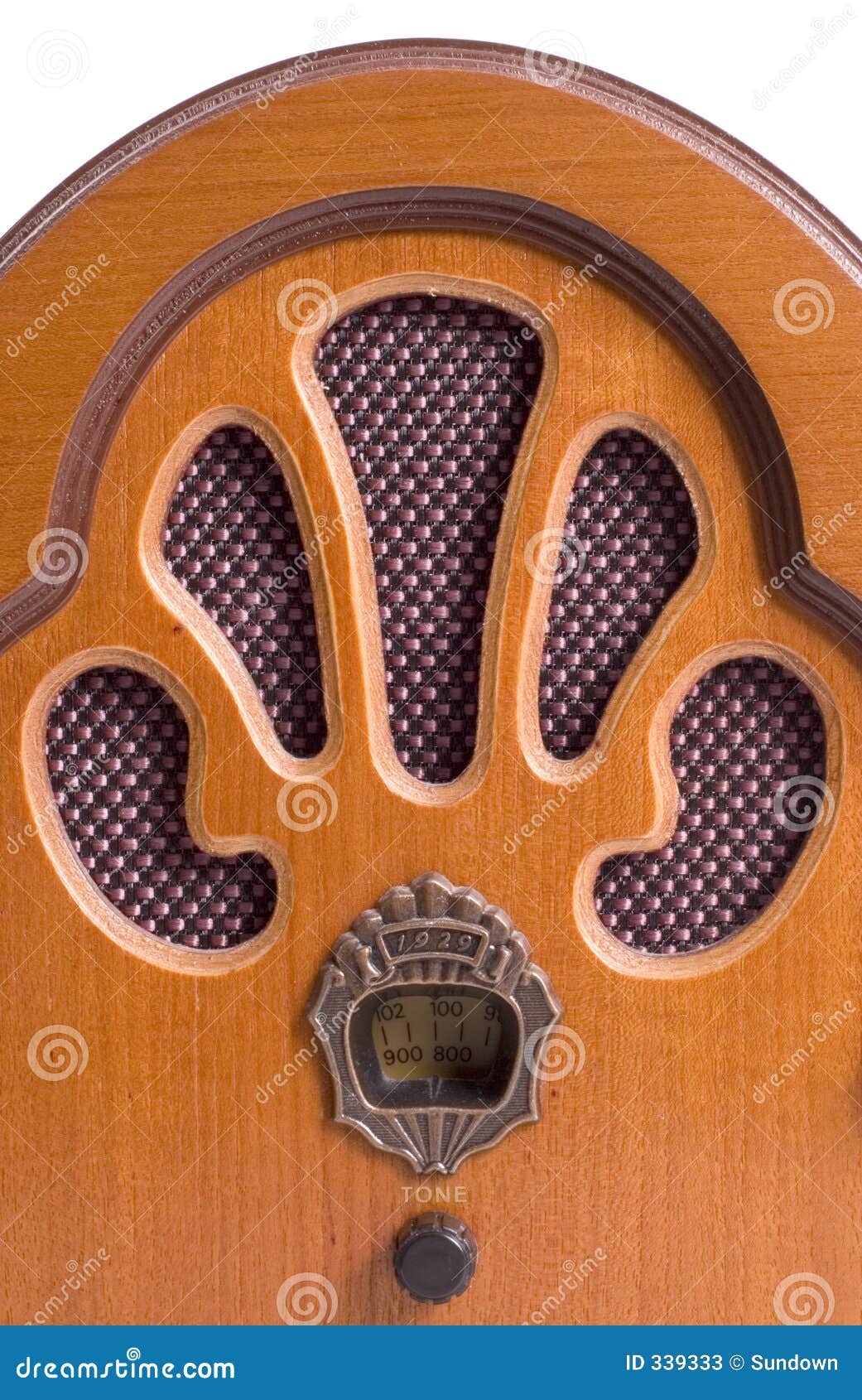 Antique Radio 3 stock image. Image of dial, news, fashioned - 339333