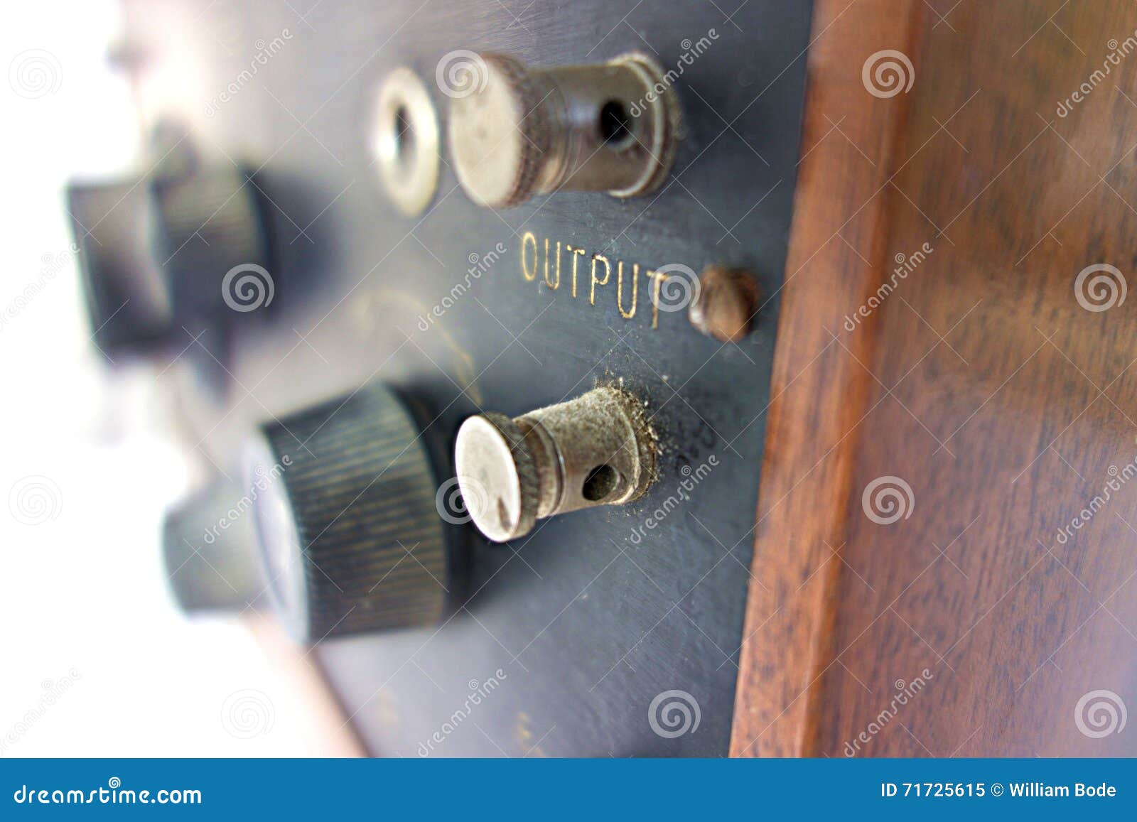 Antique Radio Output stock image. Image of blur, radio - 71725615