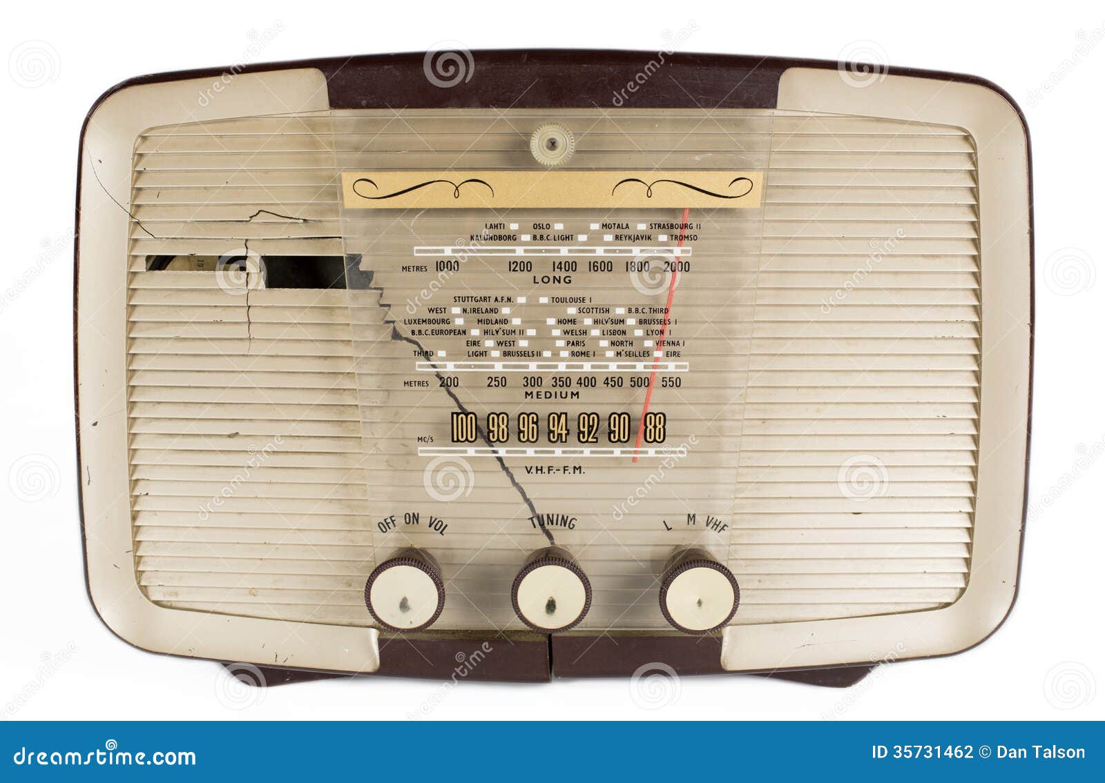 Antique radio stock photo. Image of nostalgia, info, entertainment ...