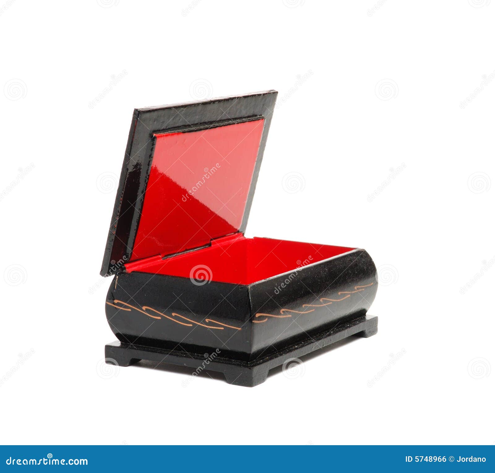 Antique red and black box stock photo. Image of white - 5748966