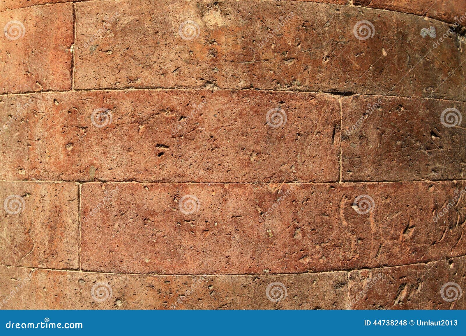 Antique red brick column stock photo. Image of stone - 44738248