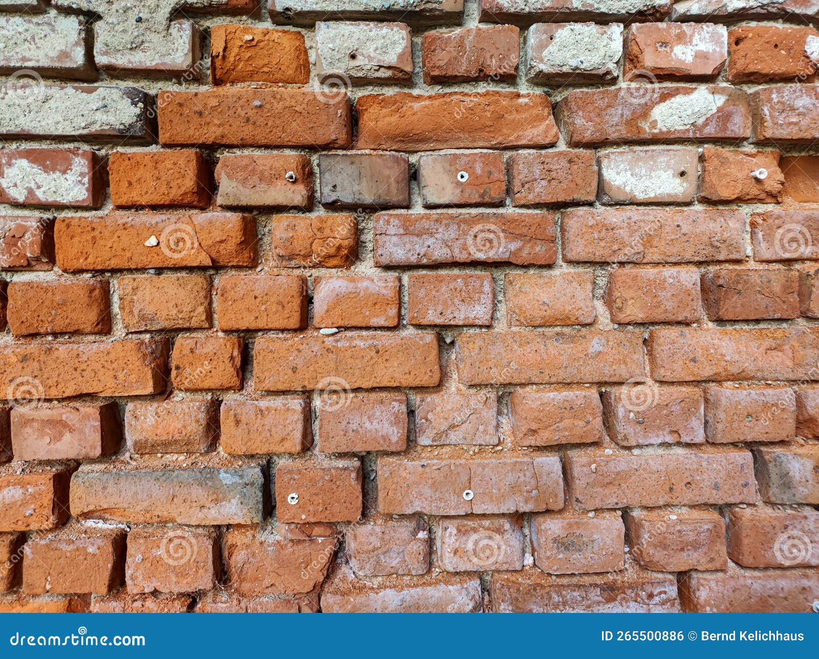 Antique Red Brick Wall Texture Stock Photo - Image of antique, textured ...
