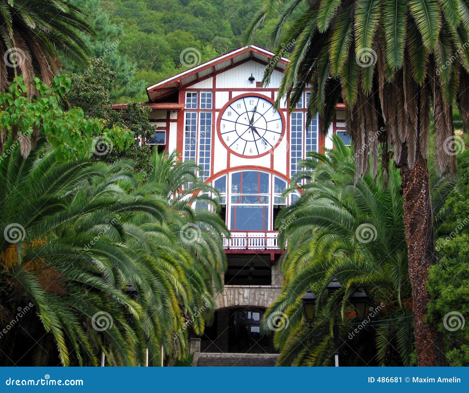 Antique restaurant clock stock image. Image of engrave - 486681