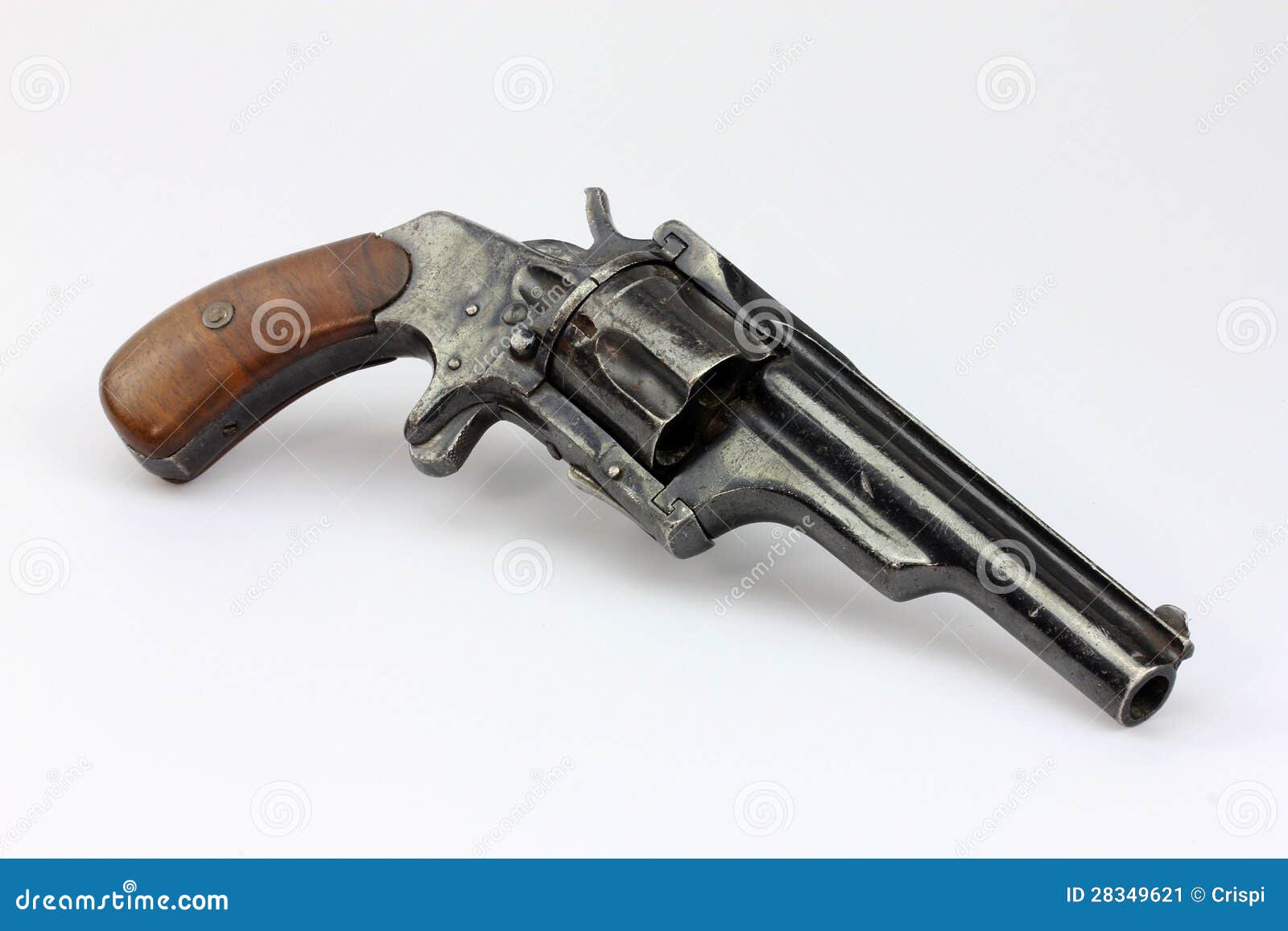 Revolver On Antique Desk Stock Photography | CartoonDealer.com #55661720
