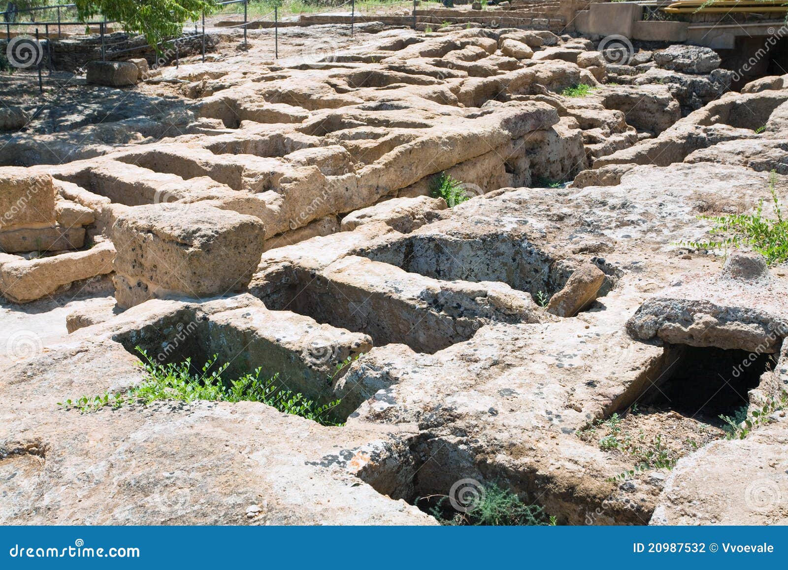 Antique roman Tombs stock photo. Image of summer, culture - 20987532