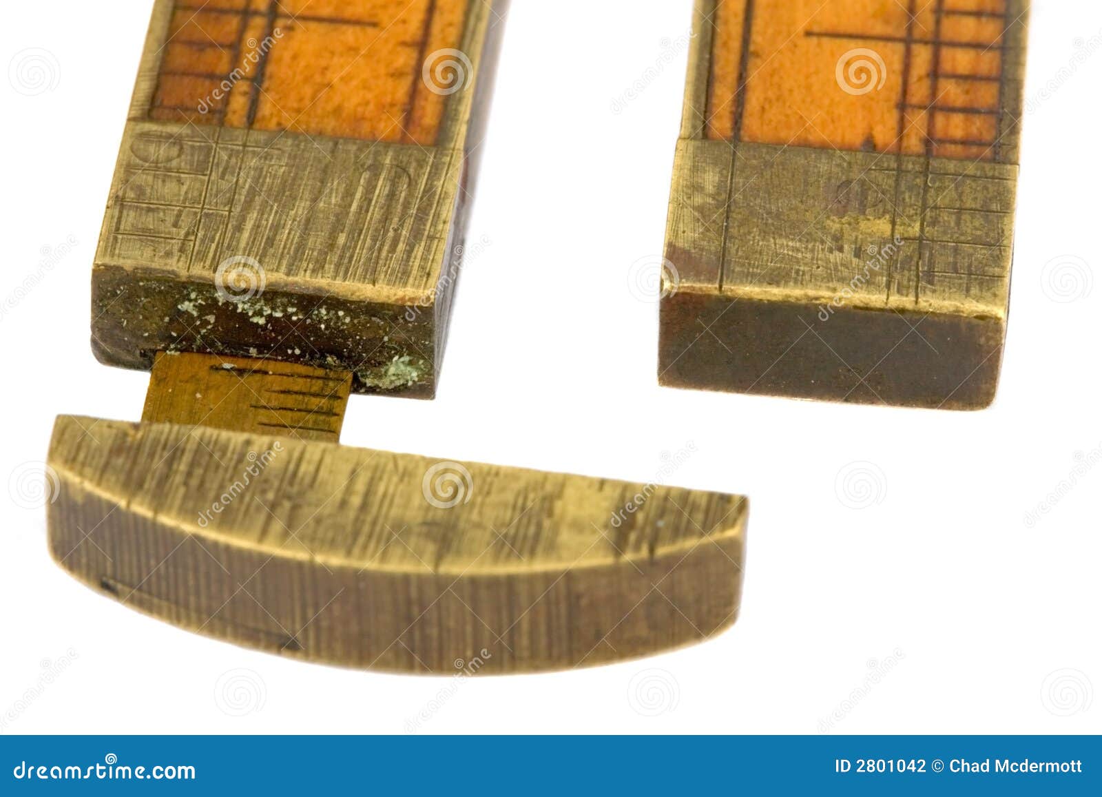 Antique Ruler stock photo. Image of folding, tool, scale - 2801042