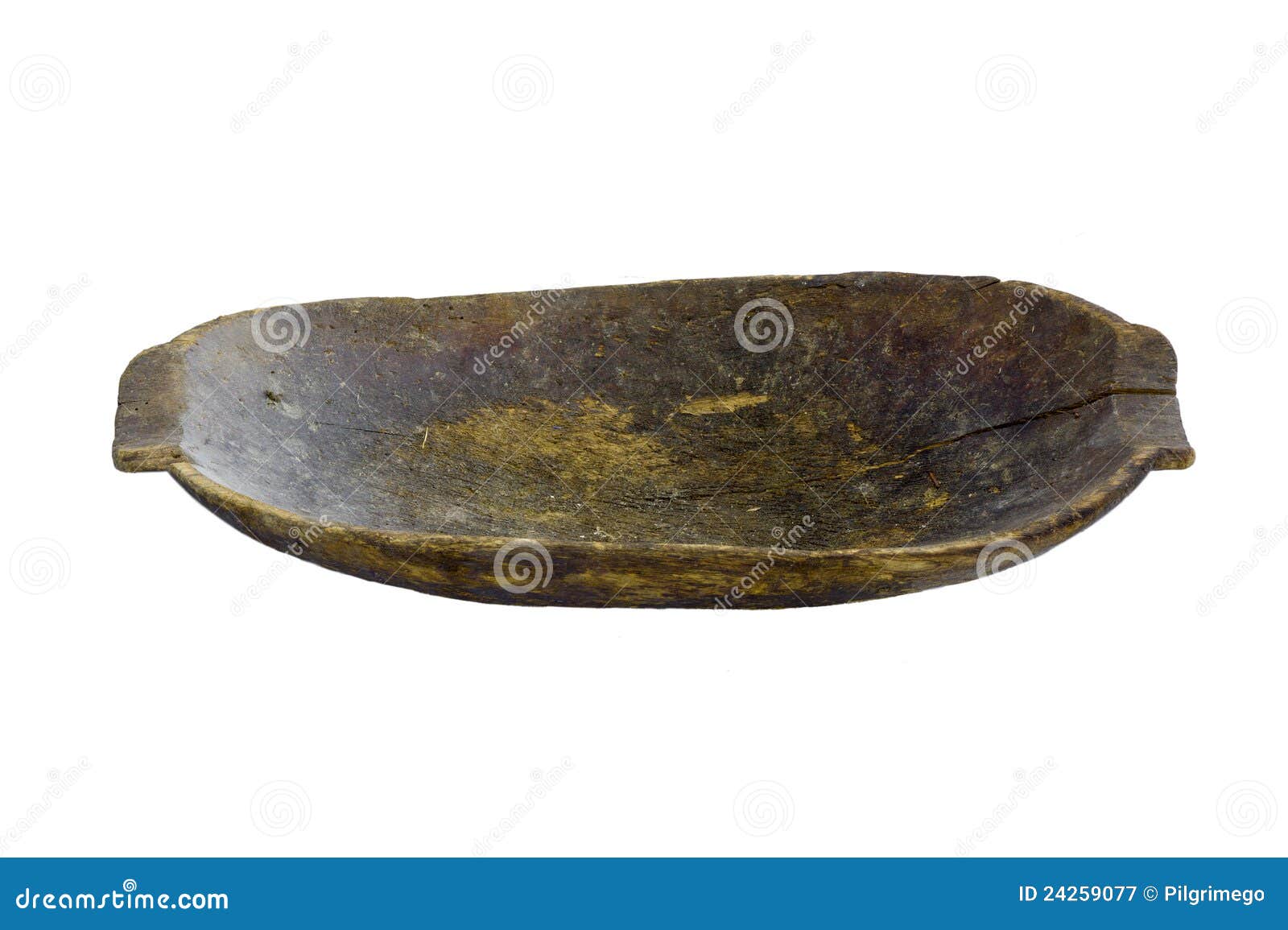 Antique Rustic Plate with White Background. Stock Image - Image of ...