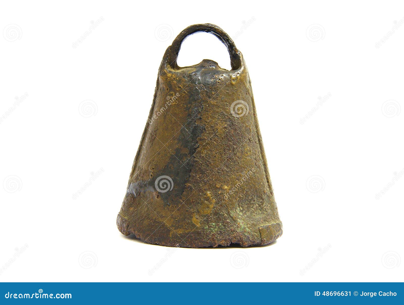 Antique and rusty cowbell stock image. Image of austria - 48696631