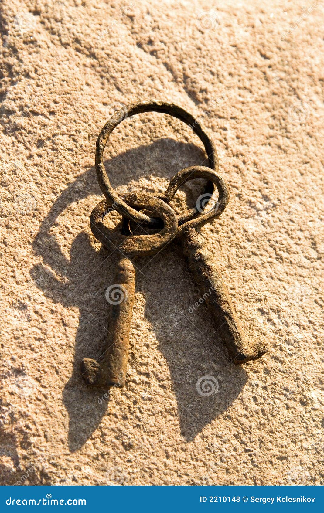 Antique Rusty Keys stock photo. Image of close, security - 2210148