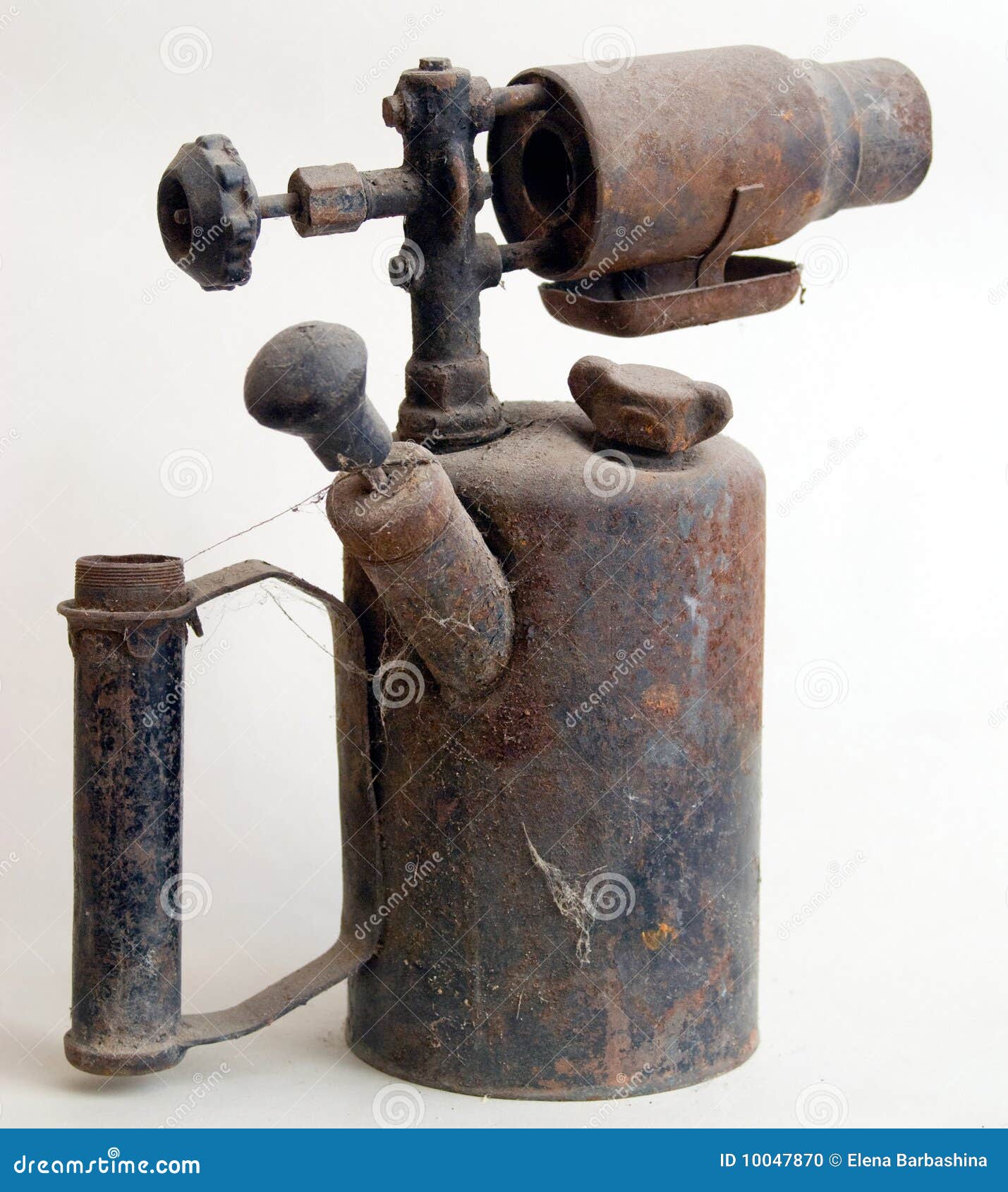 Antique rusty oil lamp stock photo. Image of rusty, design - 10047870