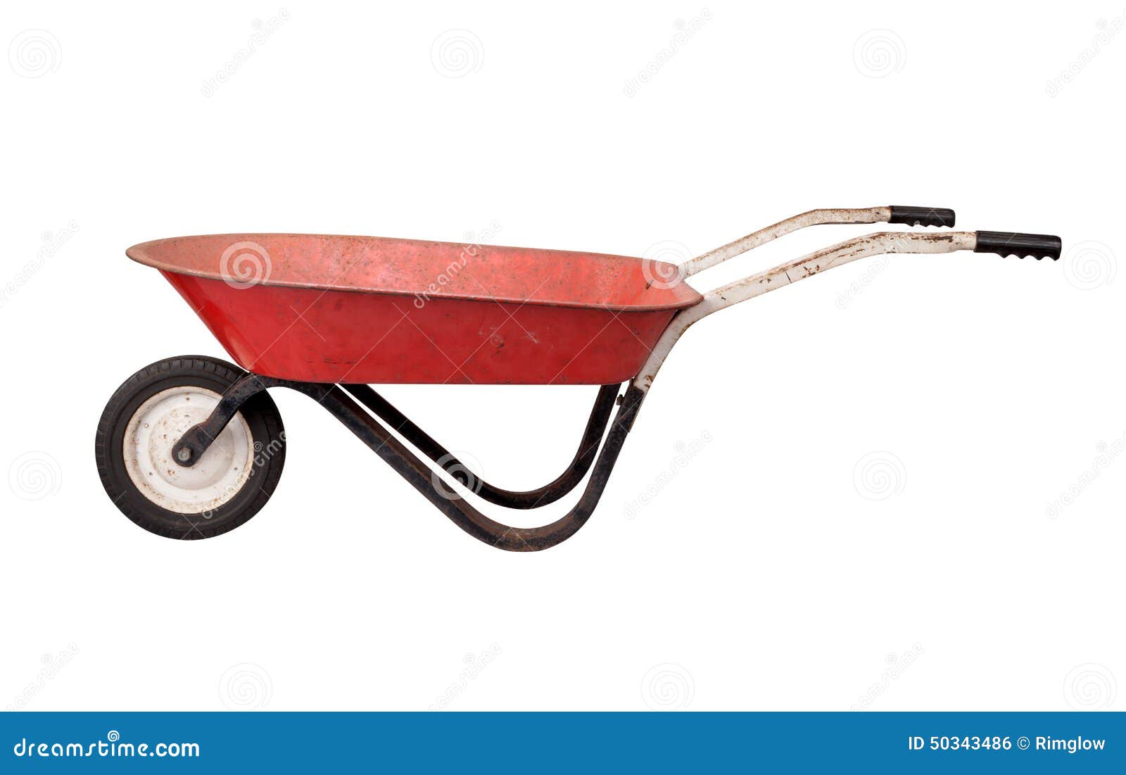 Antique Rusty Wheelbarrow stock photo. Image of gardening - 50343486