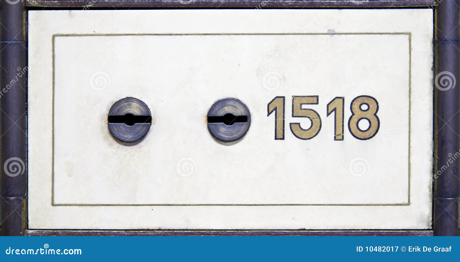 Antique safe deposit box stock image. Image of vault - 10482017