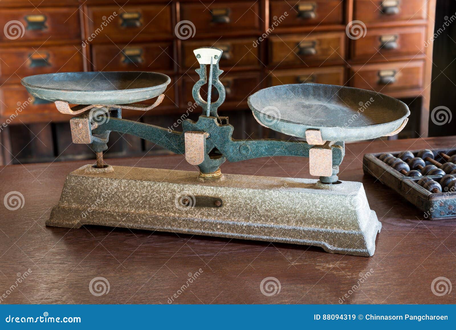Antique scale stock image. Image of antiquity, retro - 88094319