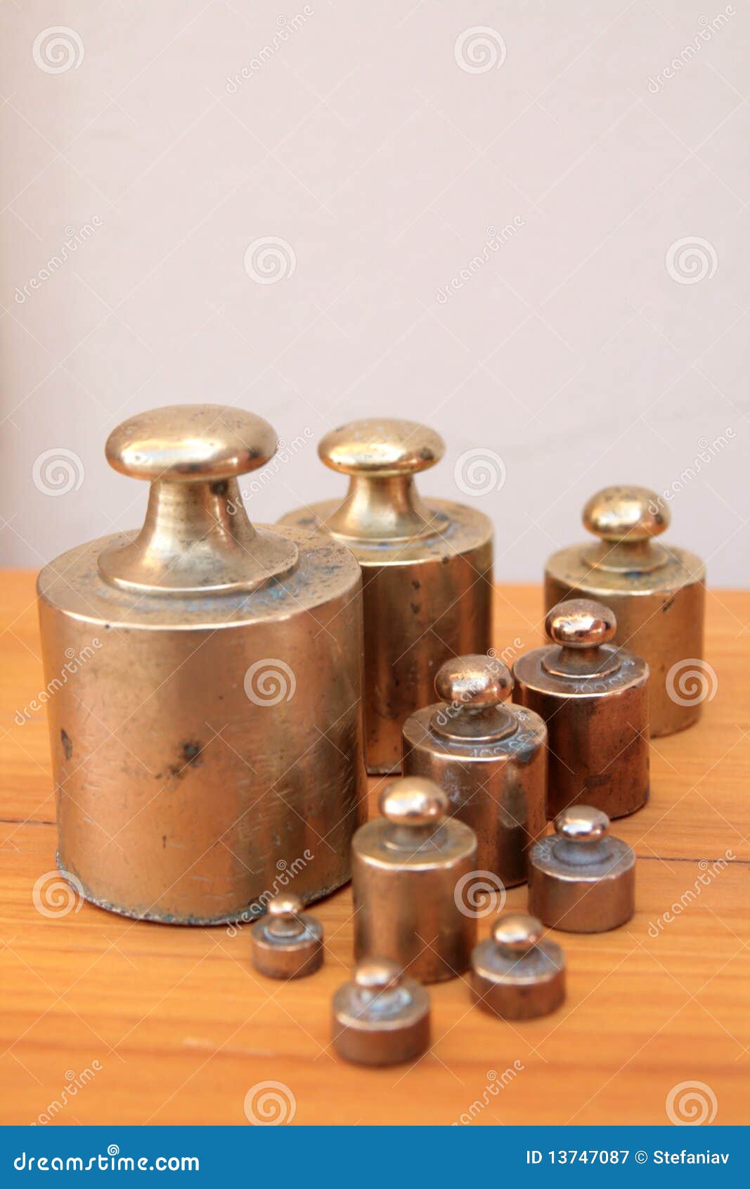Antique scale weights stock image. Image of stability - 13747087
