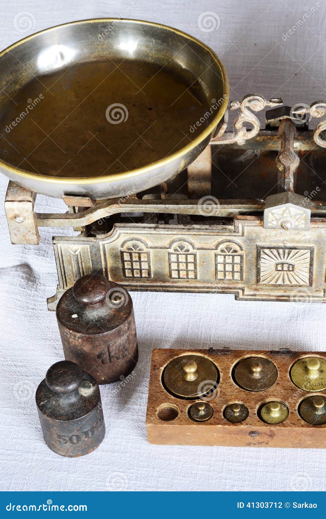 Antique Scales Royalty-Free Stock Image | CartoonDealer.com #8471188