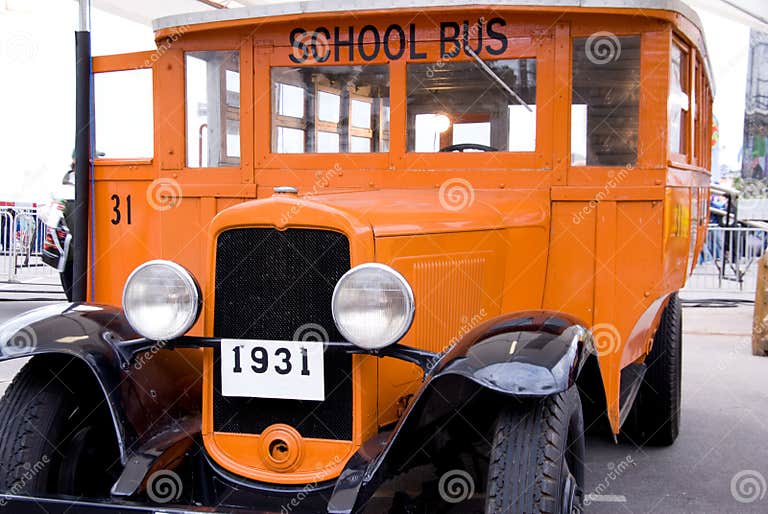 Antique School Bus stock image. Image of 1930s, transport - 11409443