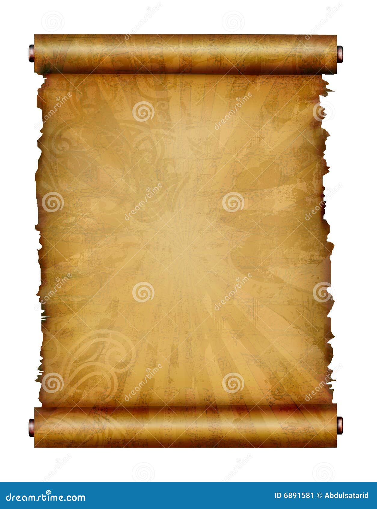 Burnt Scroll Stock Photography | CartoonDealer.com #6799550