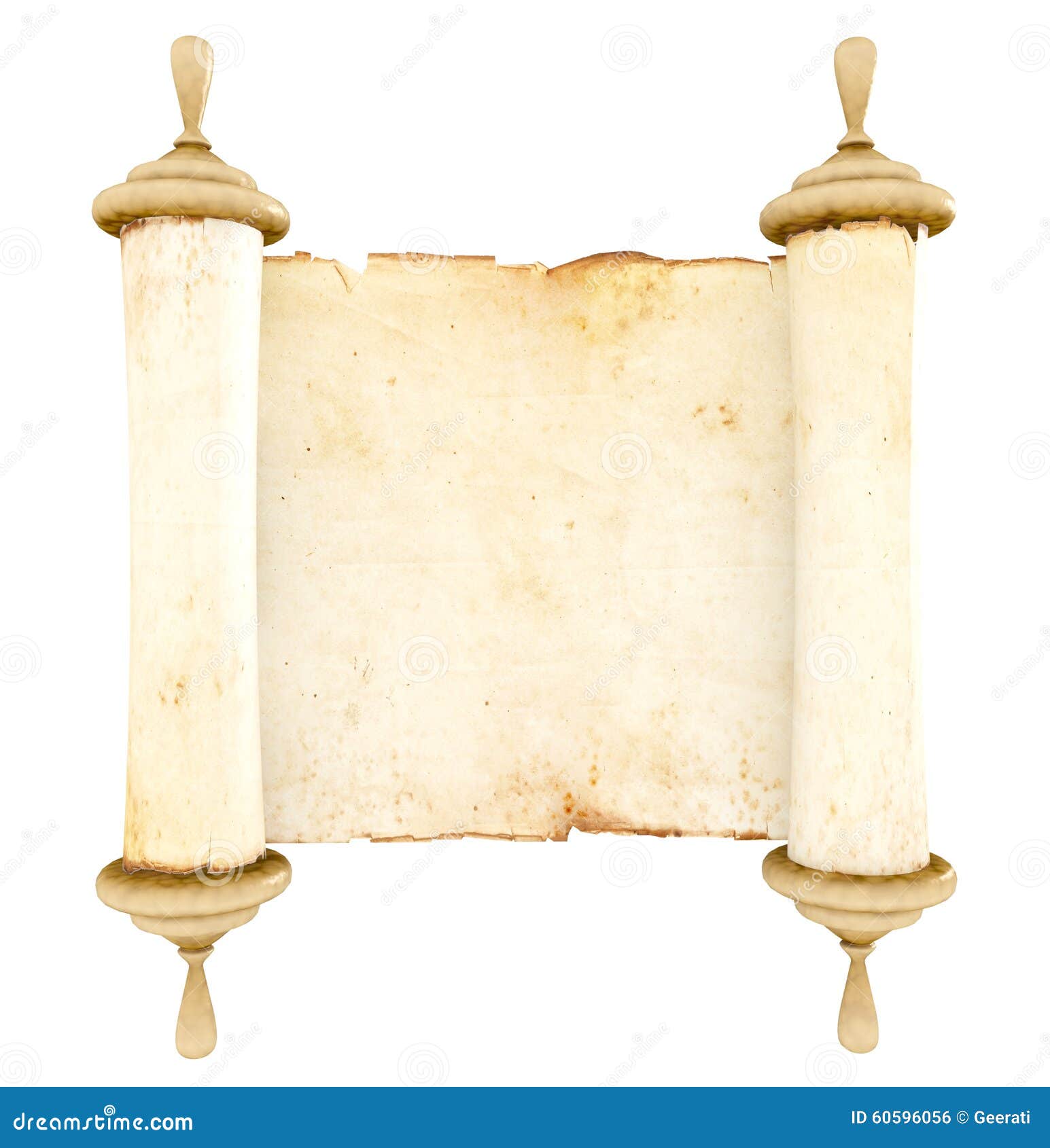 Antique scroll paper stock photo. Image of scroll, white - 60596056