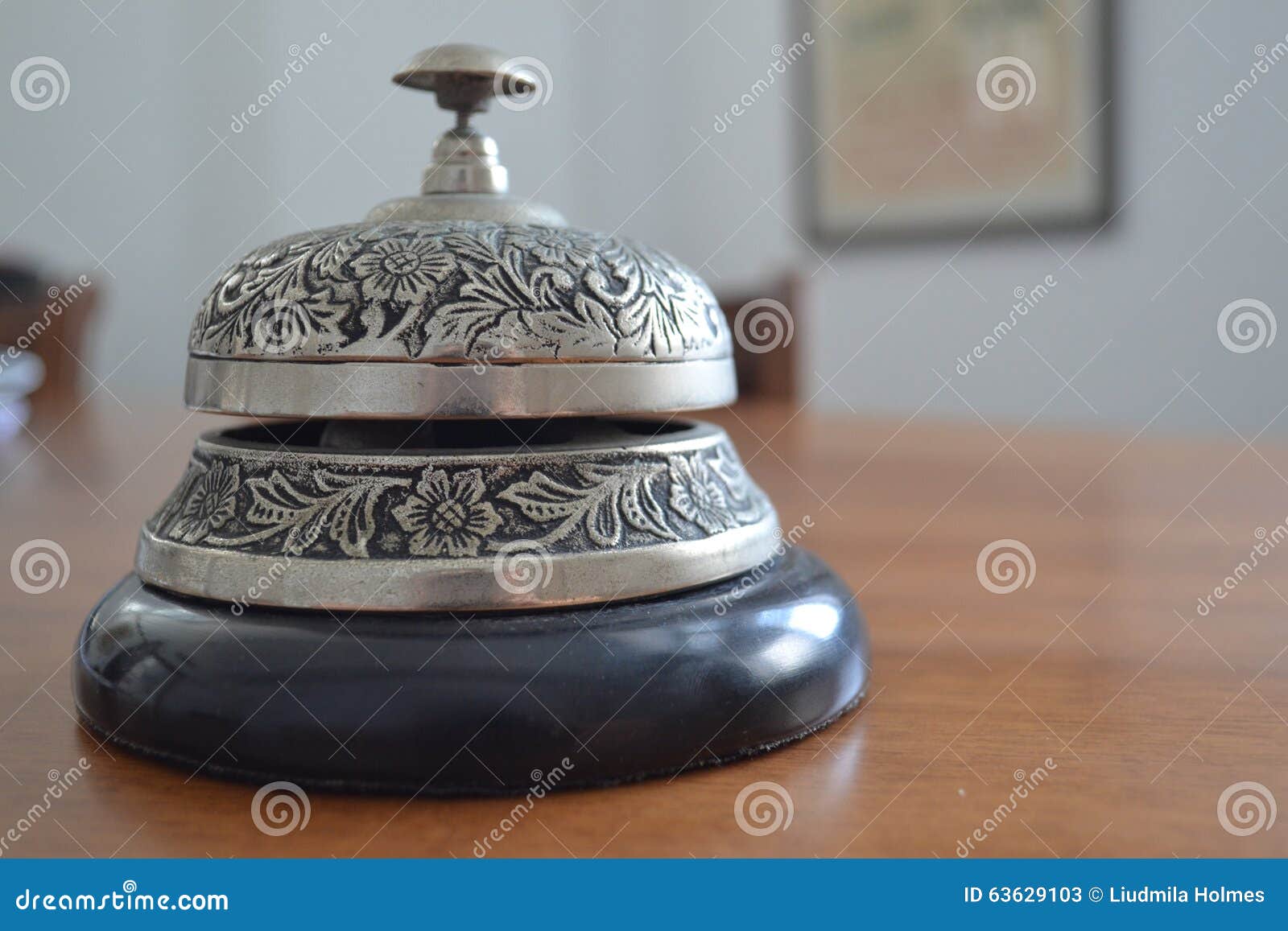 Antique service bell stock image. Image of silver, antique - 63629103
