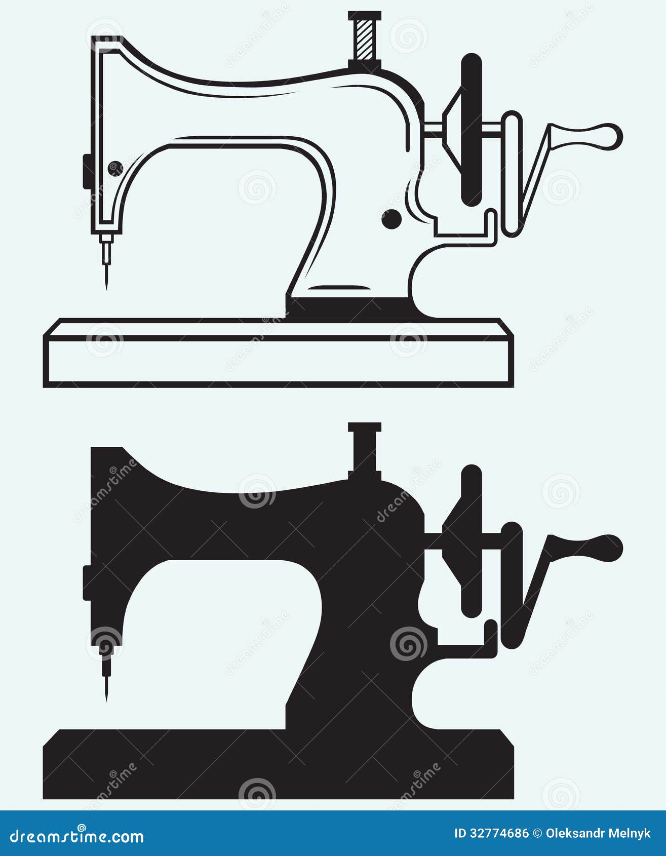 Sewing Machine Icon Vector Isolated On White Background, Sewing Machine ...