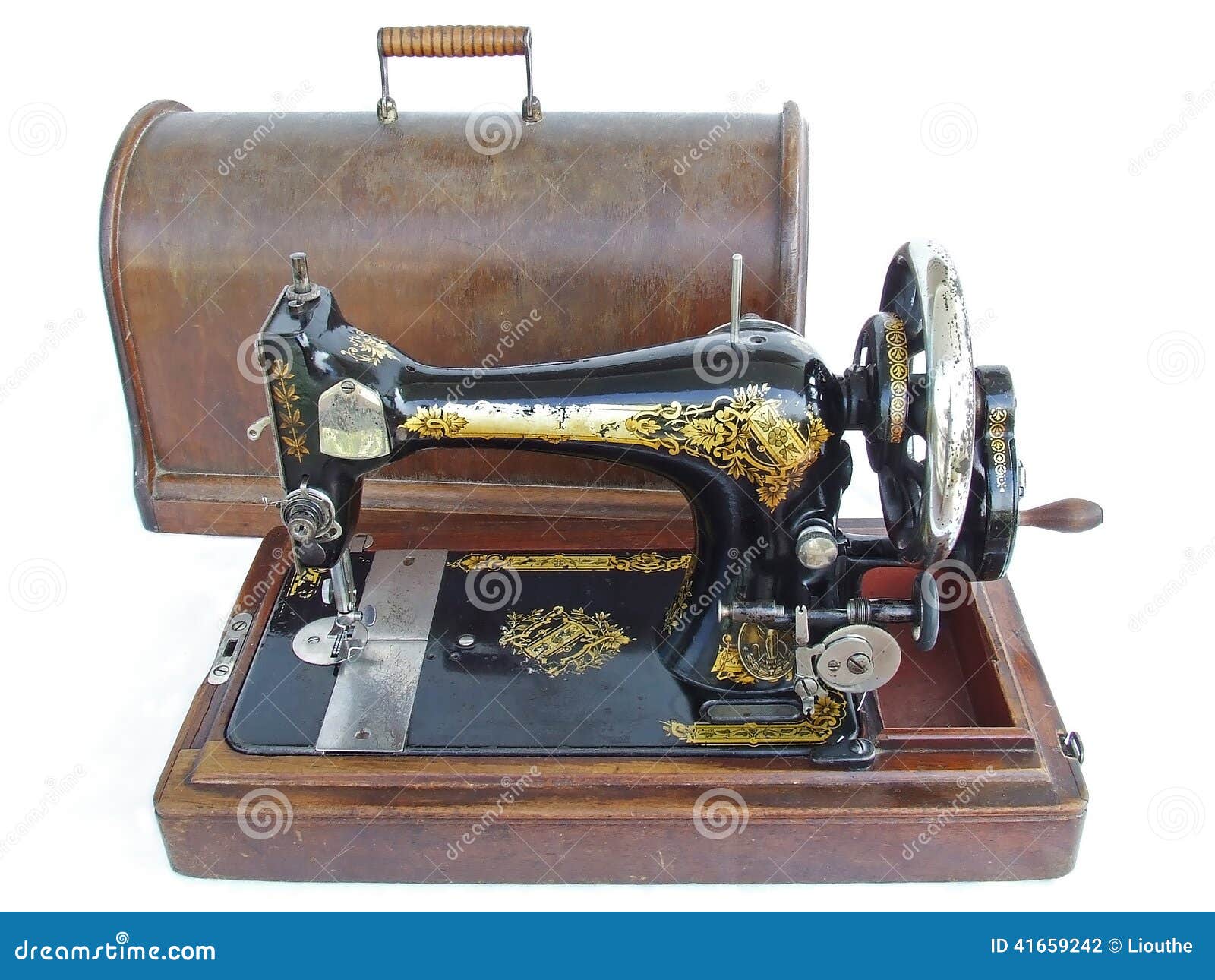 Antique Sewing Machine 1 Royalty-Free Stock Photography | CartoonDealer ...