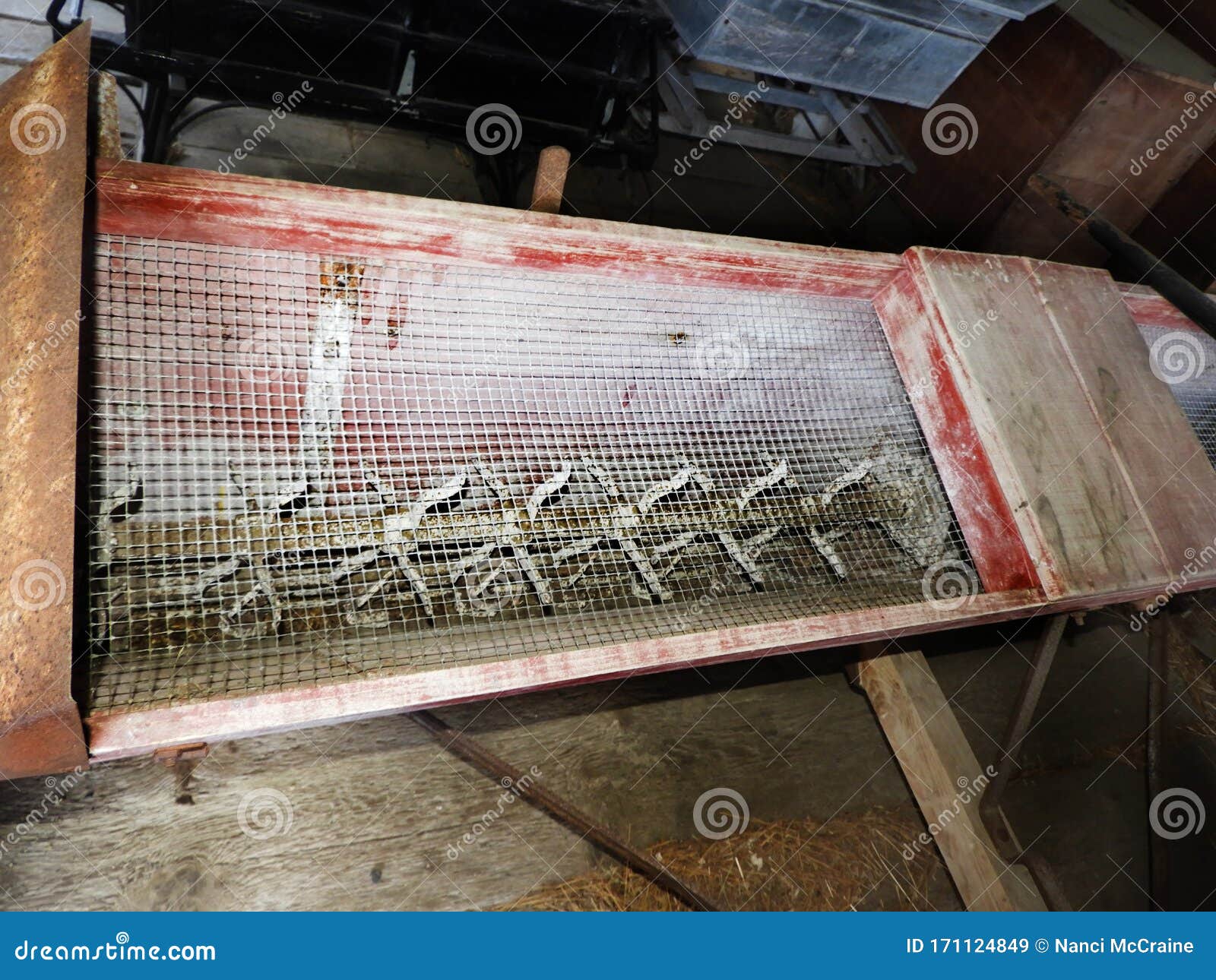 Antique Shaker Green Corn Cutter Farm Equipment Stock Image - Image of ...