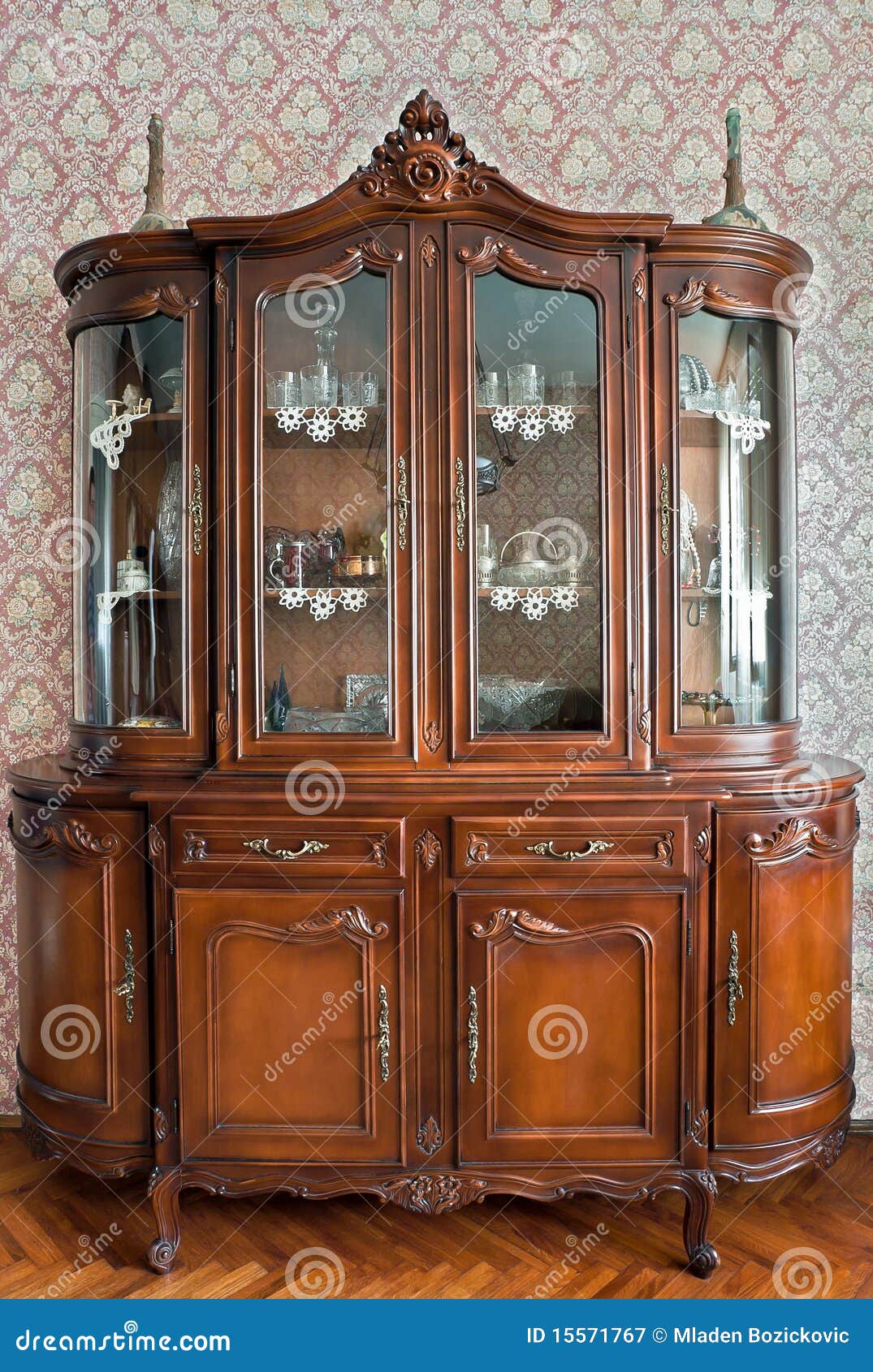 Antique showcase stock image. Image of luxury, rare, antique - 15571767
