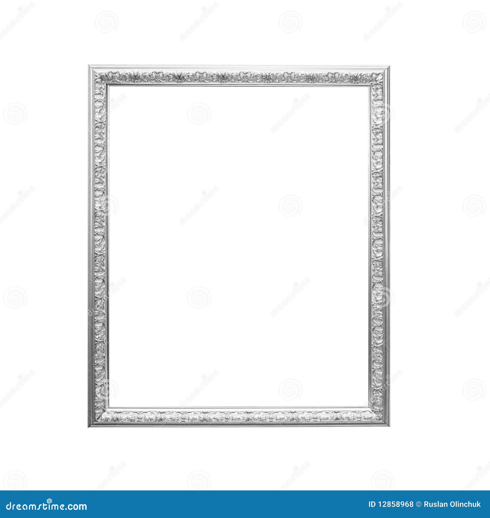 Antique silver frame stock photo. Image of framework - 12858968